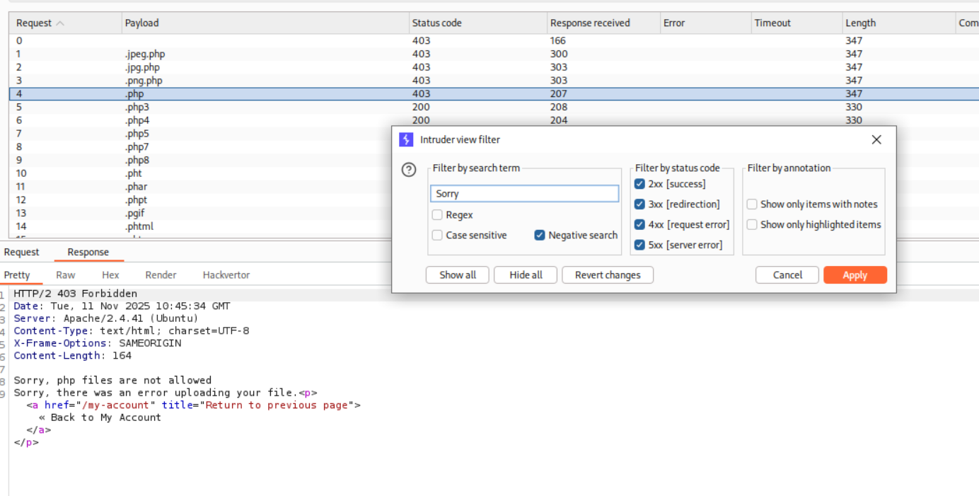 Walkthrough - File Upload Portswigger labs | Yash's CyberSec blog